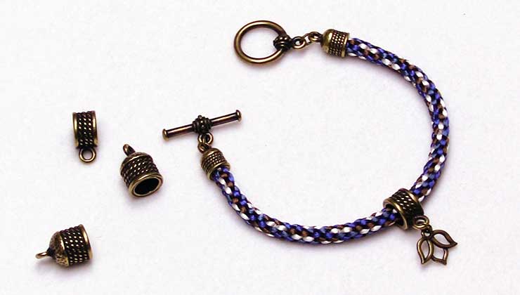 How to Add a Large Hole Bail to a Kumihimo Braid — Beadaholique