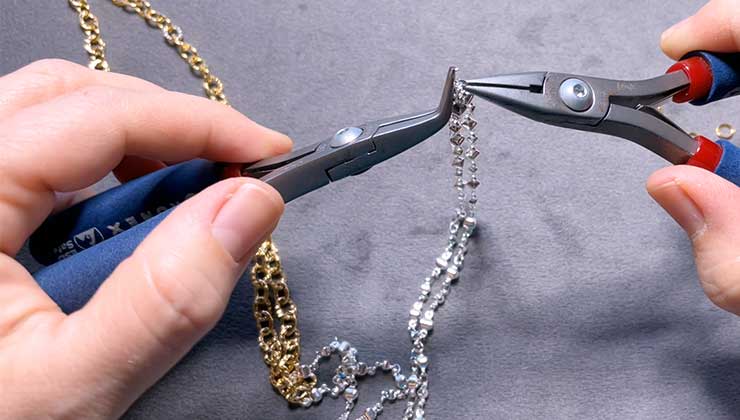 How to Make a Mixed Metal Twisted Chain Necklace — Beadaholique