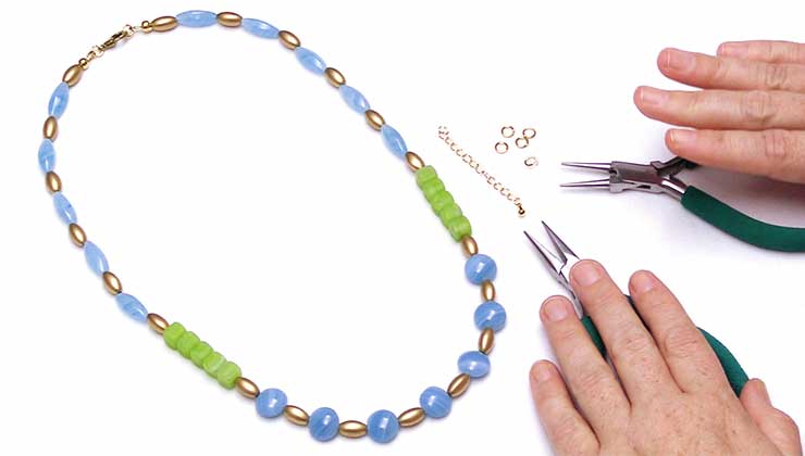 How to Add a Chain Extender onto Strung Jewelry — Beadaholique