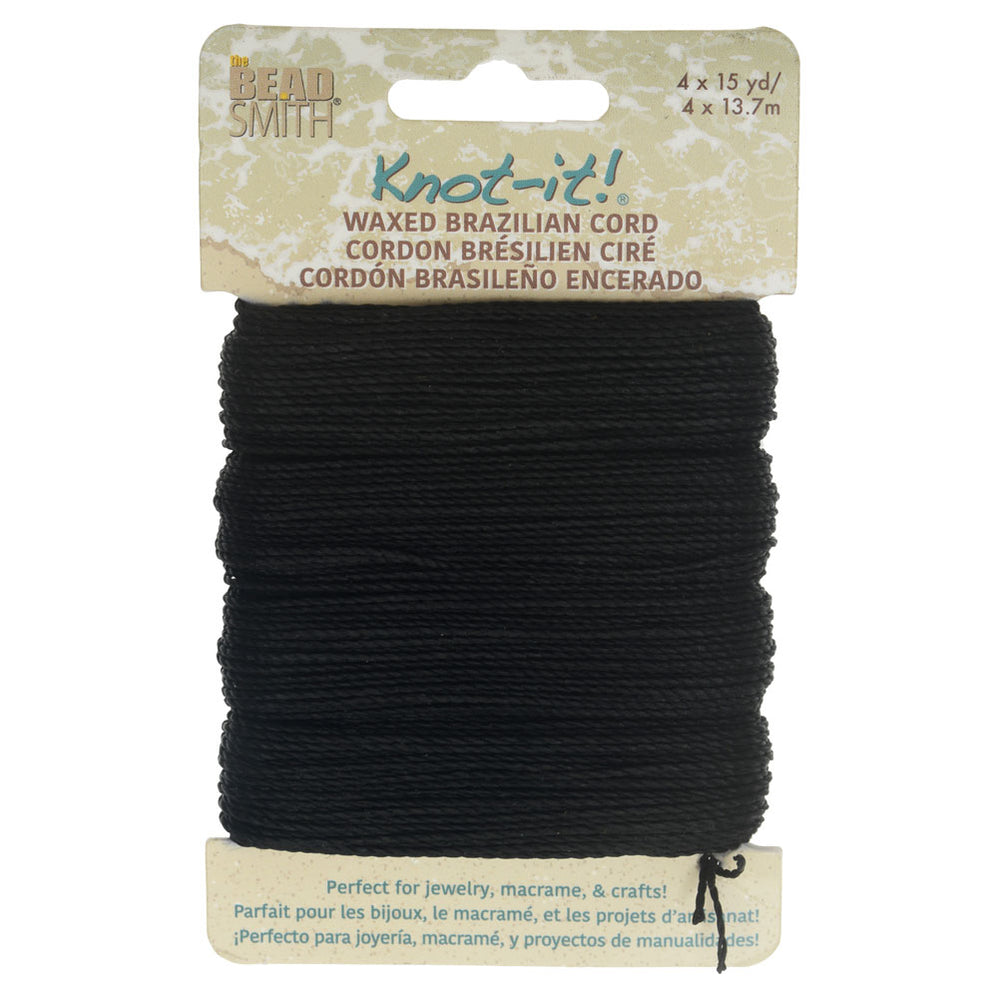 Knot-It Brazilian Waxed Cord featuring New Metallics — Beadaholique